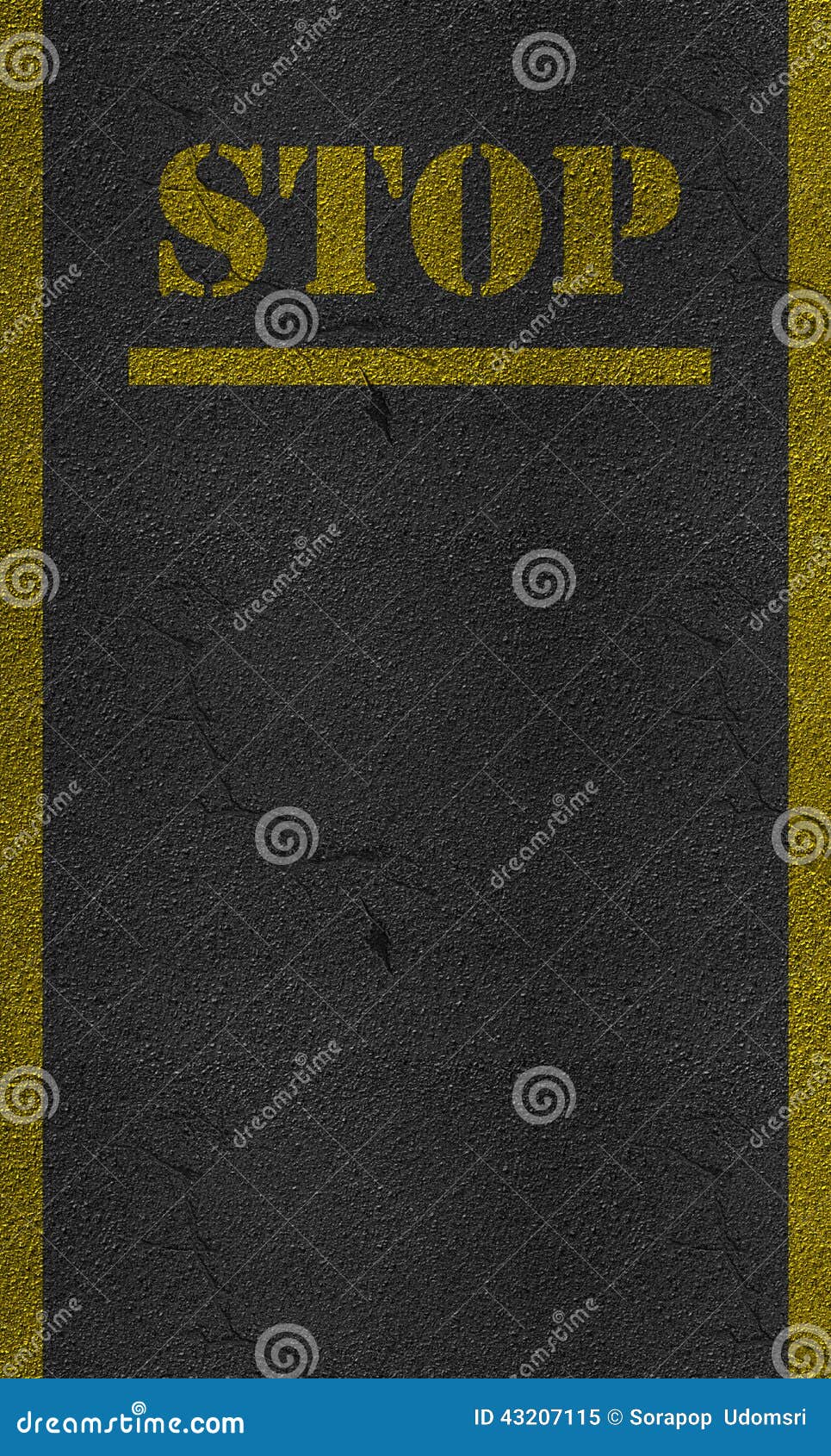 Stop Sign Asphalt Highway Road Texture Stock Image - Image of driving ...
