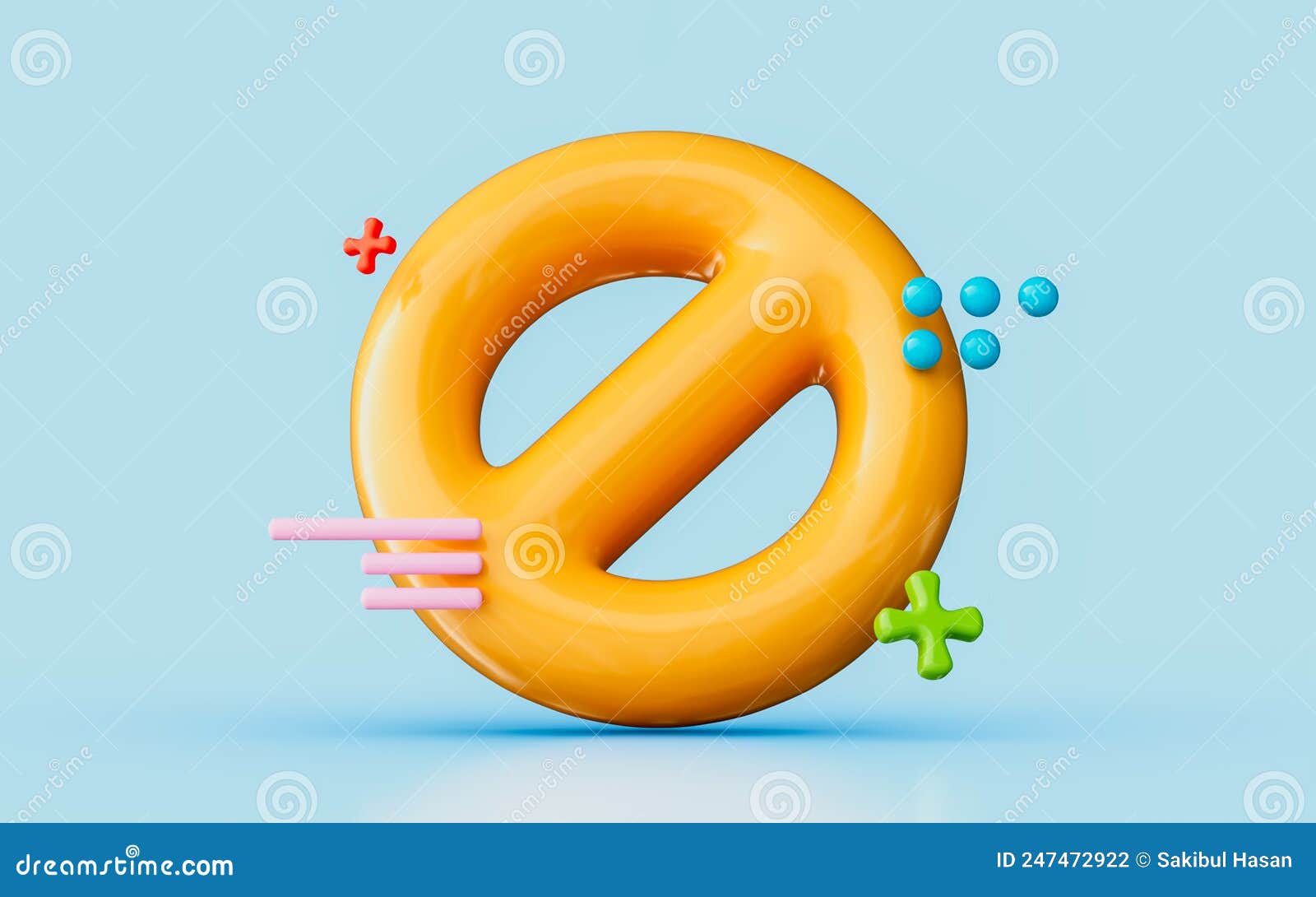 Stop Sign Ban Rejected Exit Fail Not Approved Wrong Stock Illustration ...