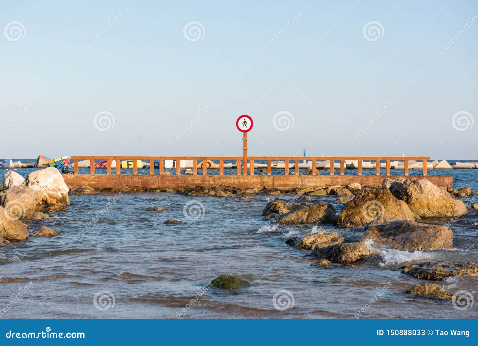 A Stop Sign at Barcelona Beach Stock Image - Image of nature, sign ...