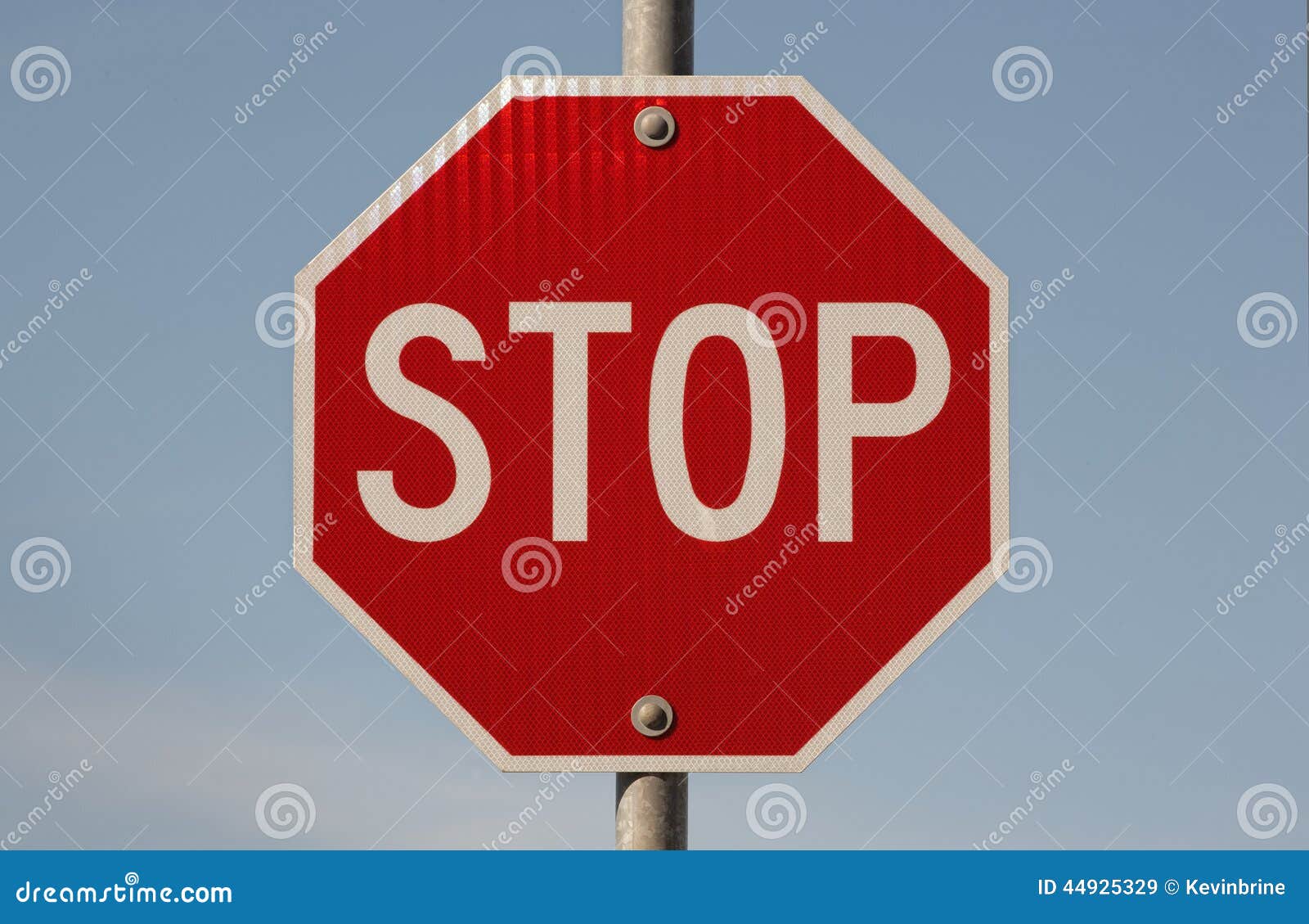 Stop Sign stock image. Image of blue, signal, stop, outside - 44925329