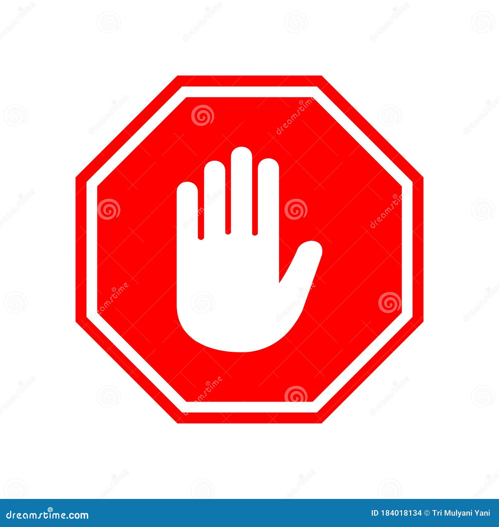 Stop Sign Icon Vector Design Symbol Stock Vector - Illustration of sign ...