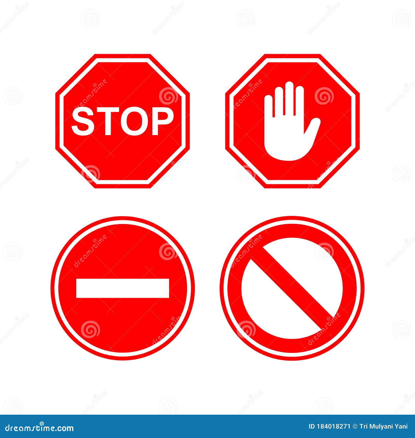 Stop Sign Icon Vector Design Symbol Stock Vector - Illustration of hand ...