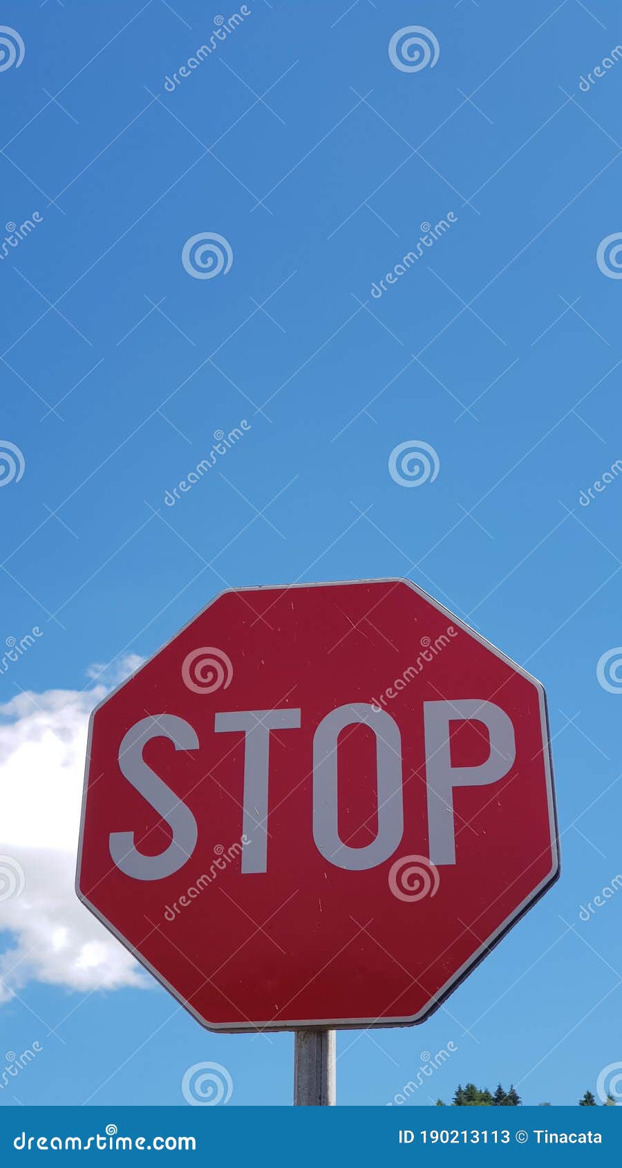Stop Sign on a Clear Blue Skye Background Stock Image - Image of travel ...