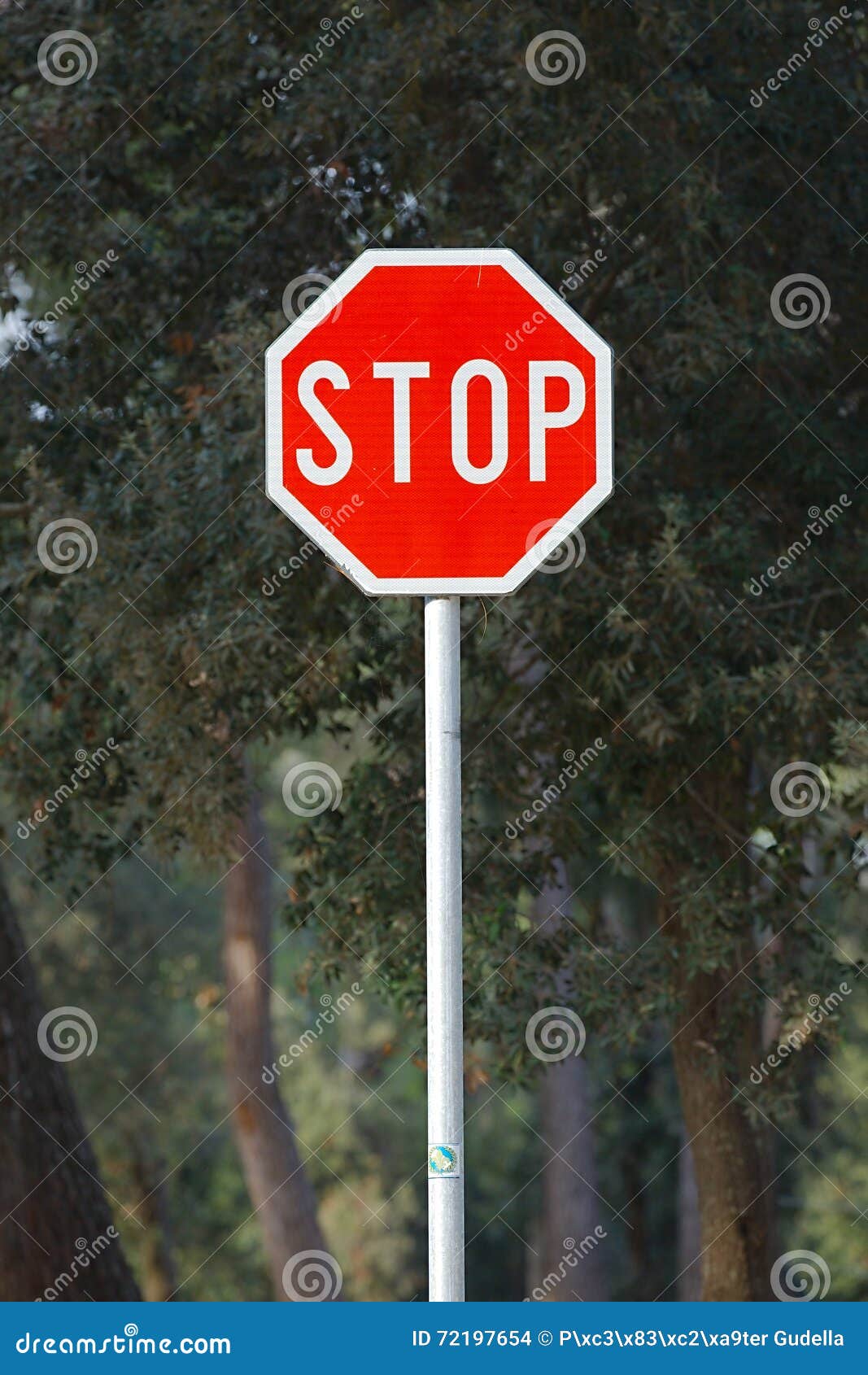 Stop sign closeup stock photo. Image of daylight, light - 72197654
