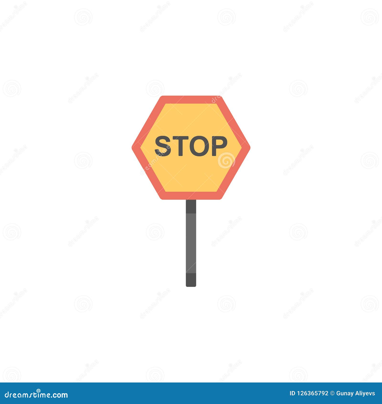 Stop Sign Colored Icon. Element of Road Signs and Junctions Icon for ...