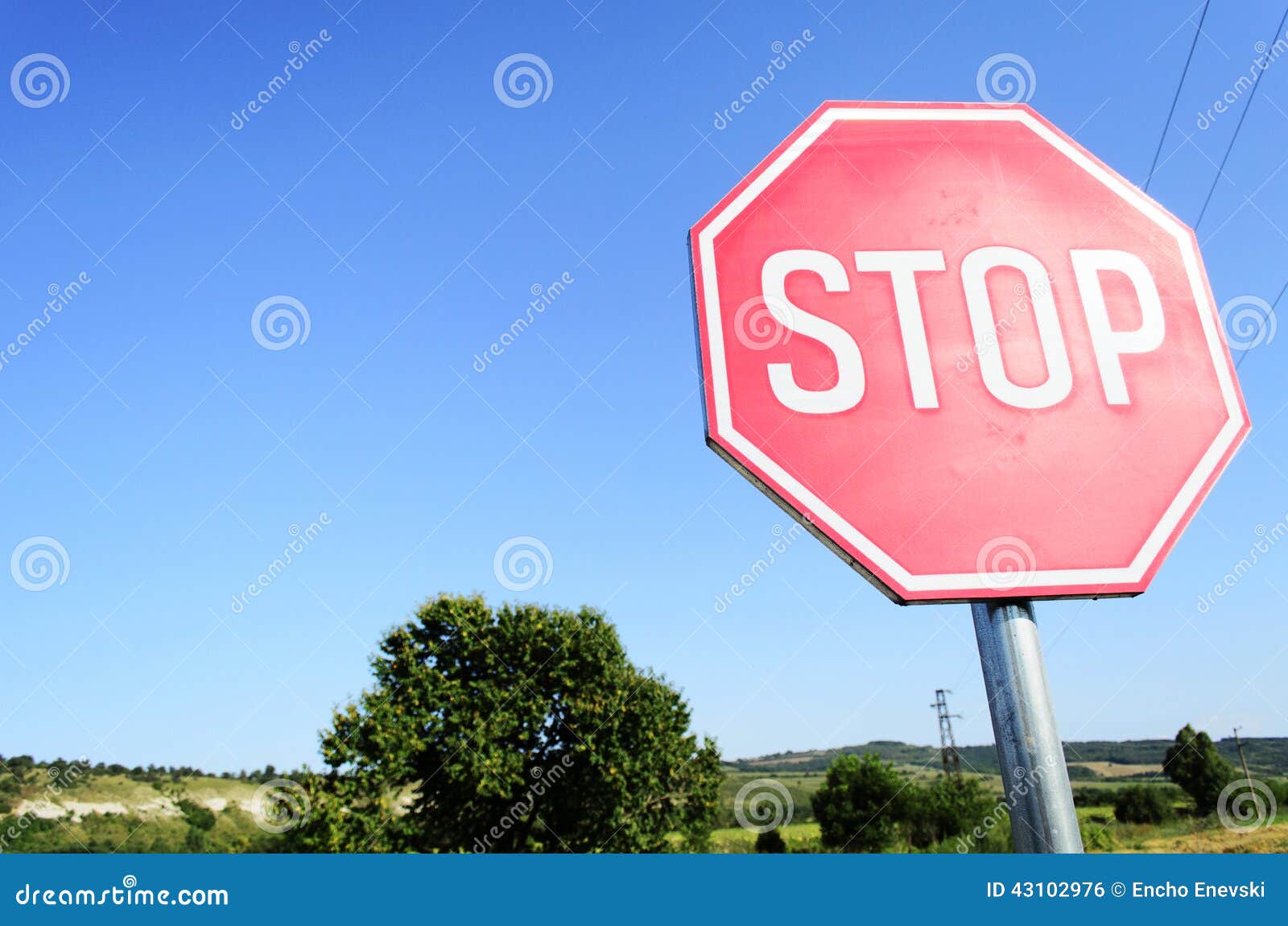 Stop Sign stock photo. Image of woods, direction, signage - 43102976