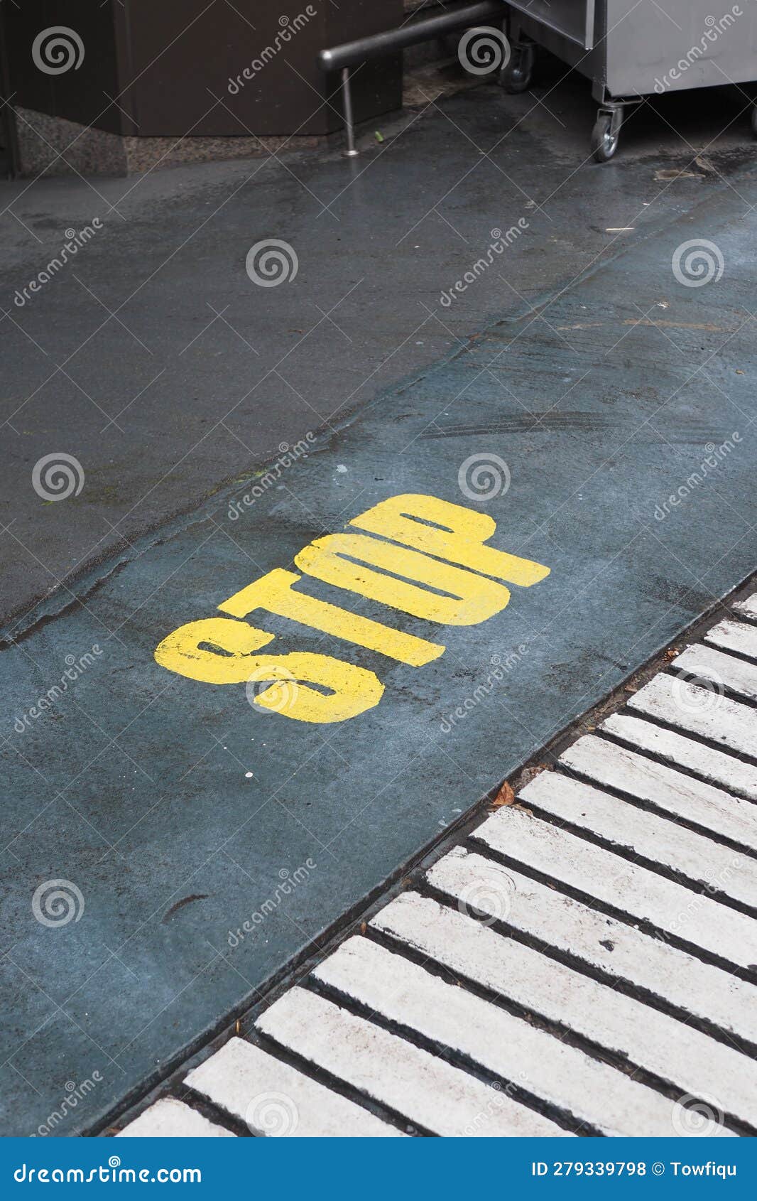 Stop Sign Logo on a Empty Road Stock Photo - Image of warning, signal ...