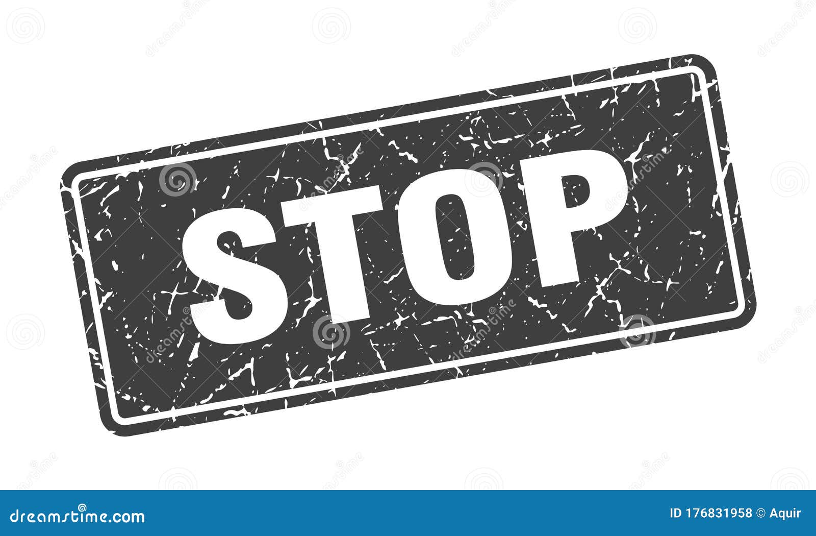 Stop Sign. Stop Grunge Stamp Stock Vector - Illustration of seal ...