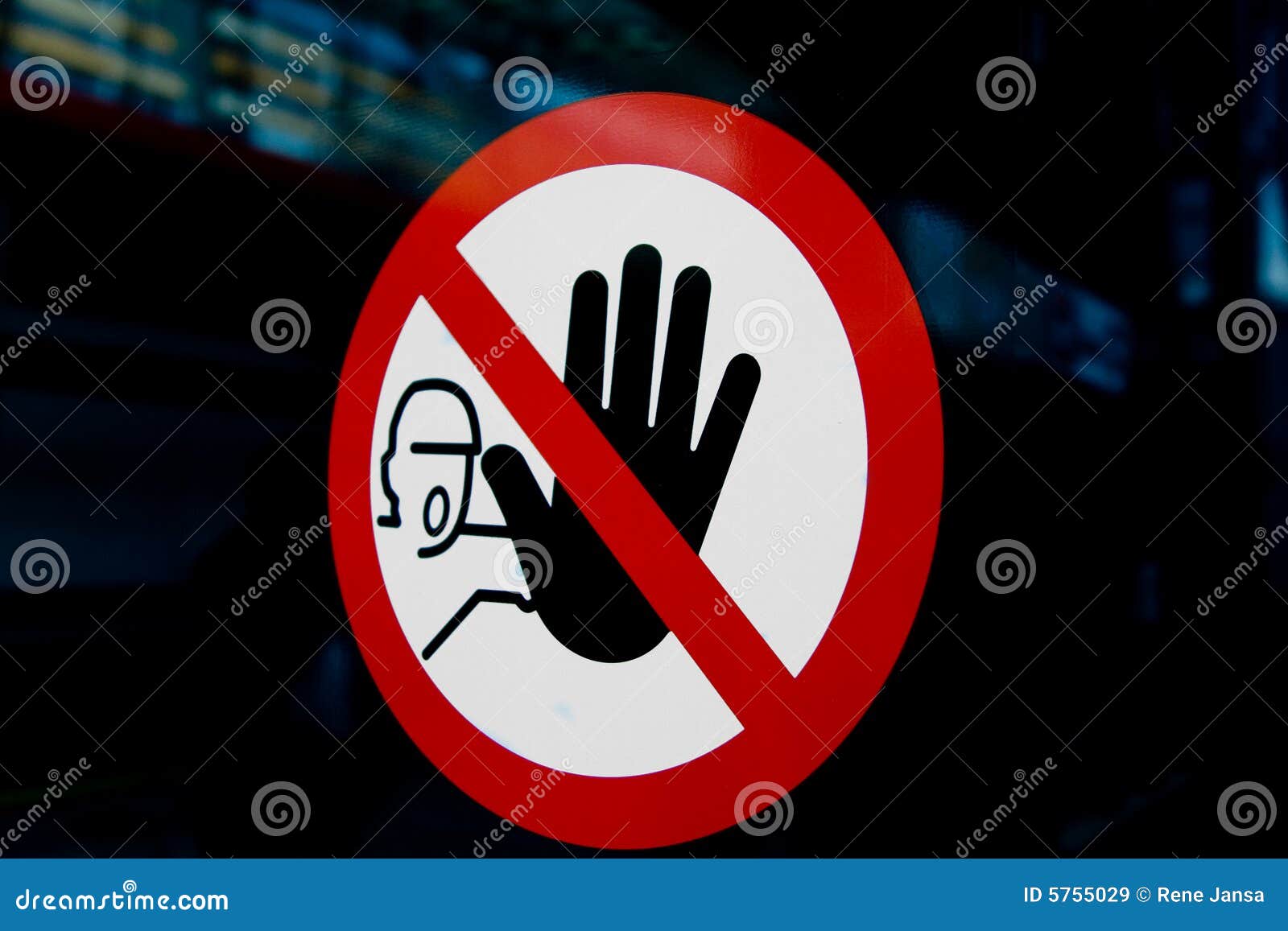 Stop sign with hand stock image. Image of circular, hand - 5755029