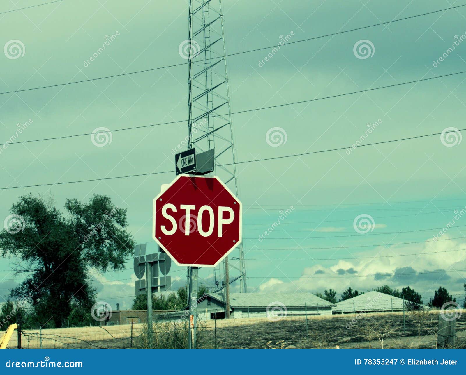 Stop sign on highway stock image. Image of driving, sign - 78353247