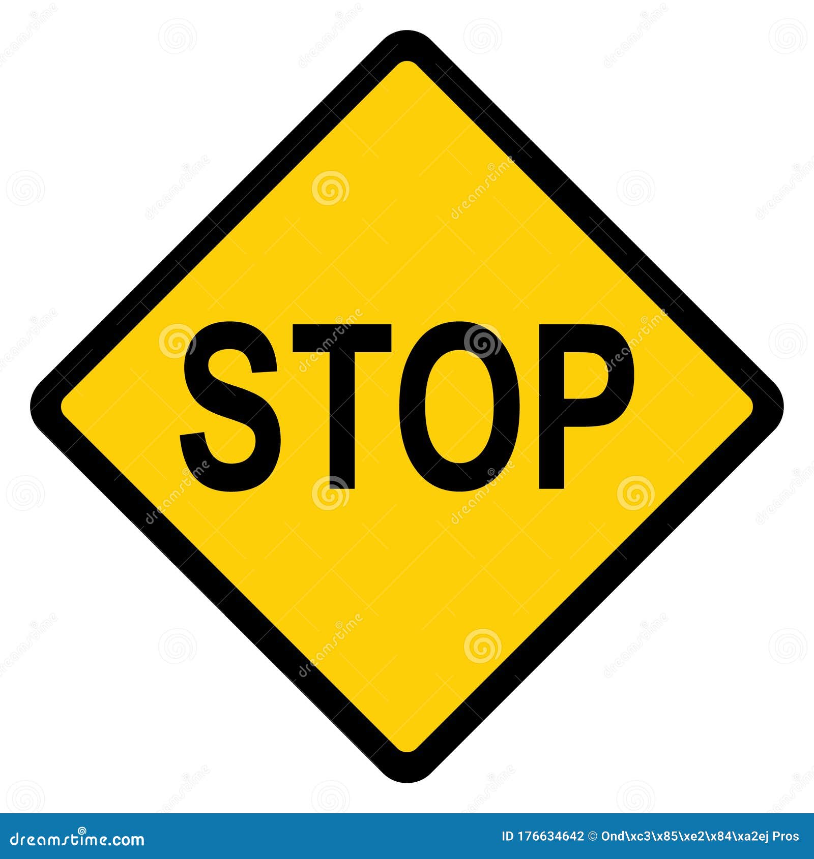 Stop Sign, Icon STOP Forbidden Vector. Warning Symbol Isolated on White ...