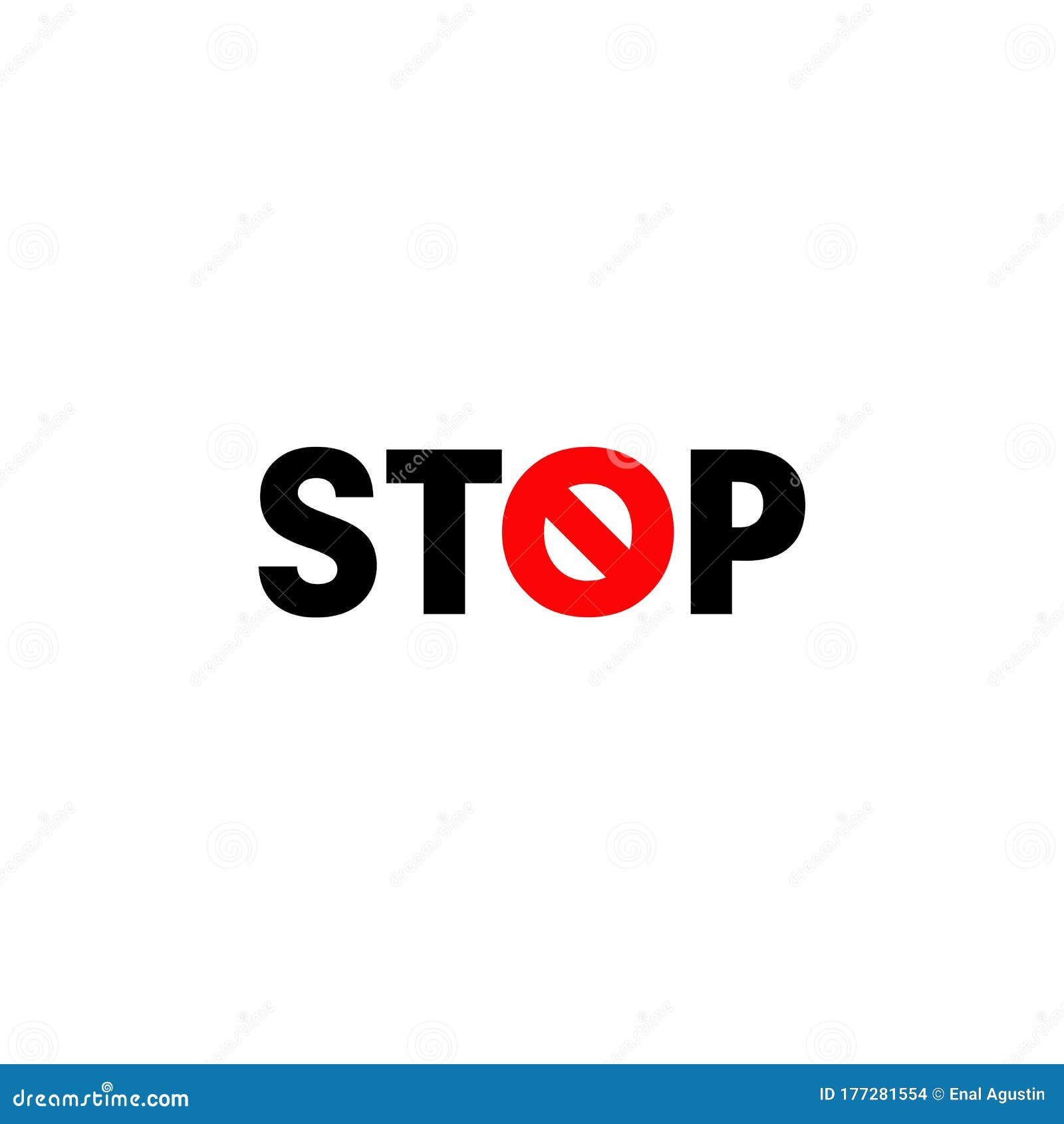 Stop Sign Icon Logo Design Vector Stock Illustration - Illustration of ...