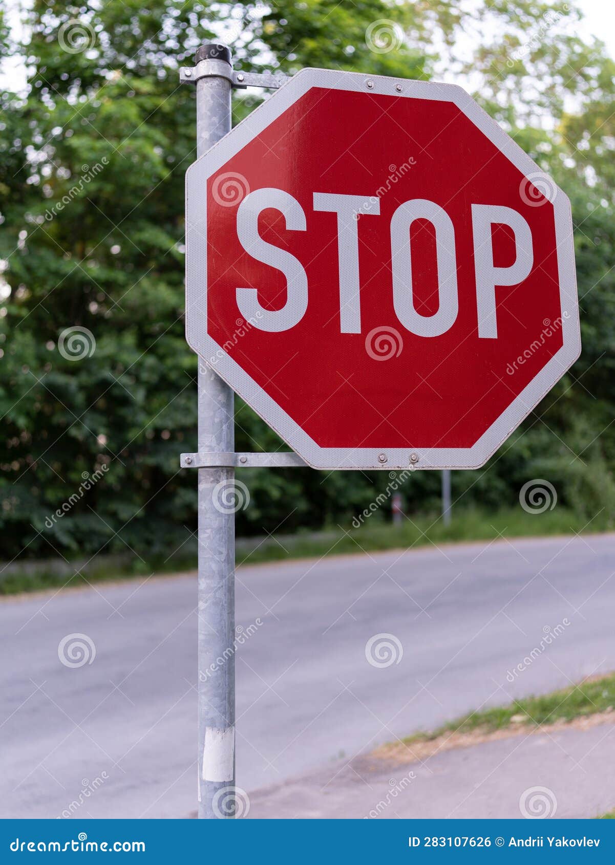 Stop Sign, landscape stock photo. Image of prohibited - 283107626