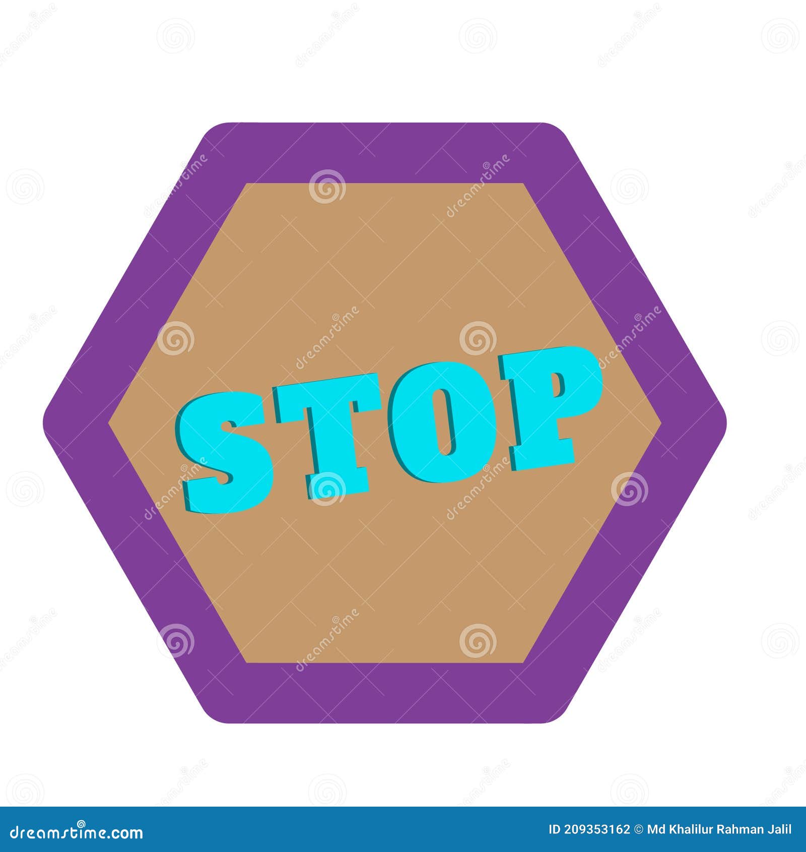 Stop Sign stock vector. Illustration of signgraphic - 209353162
