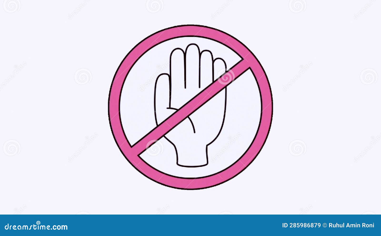 Stop Sign or Not Allowed Hand Showing Stock Video - Video of symbol ...