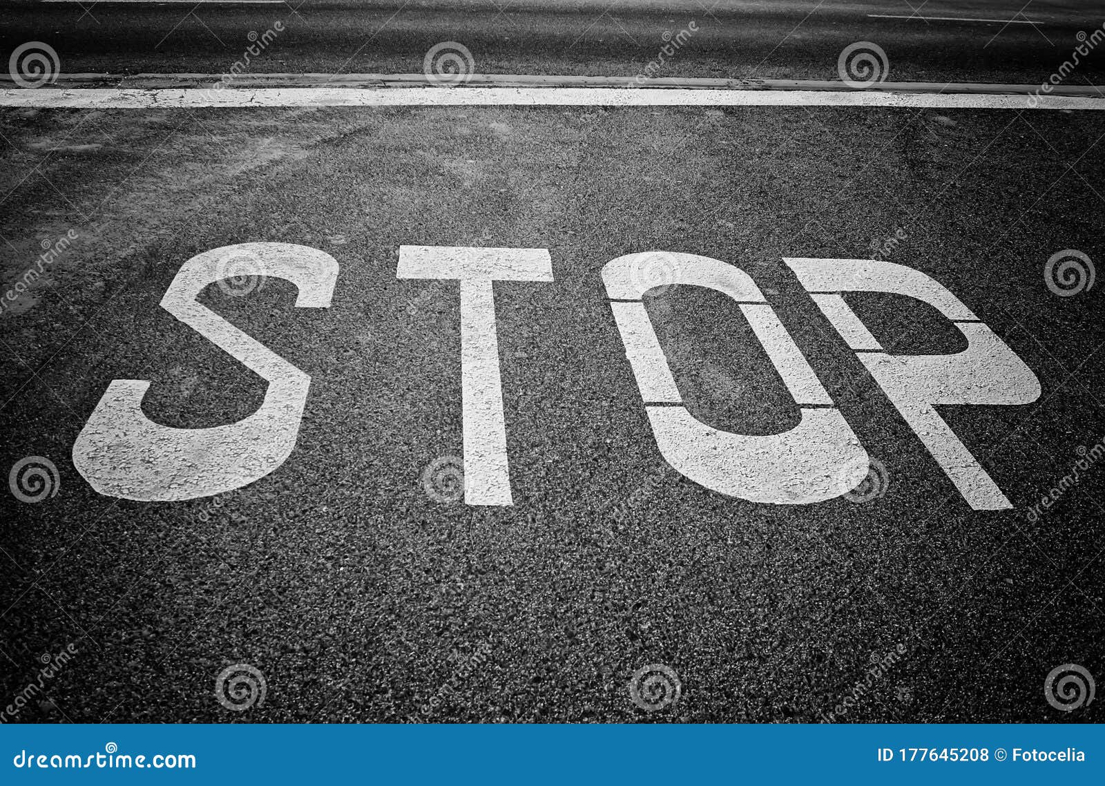 Stop Sign stock photo. Image of caution, stop, relief - 177645208