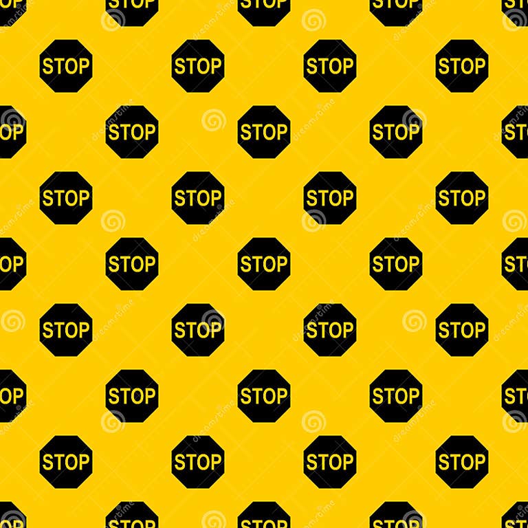Stop sign pattern vector stock vector. Illustration of effect - 145083543