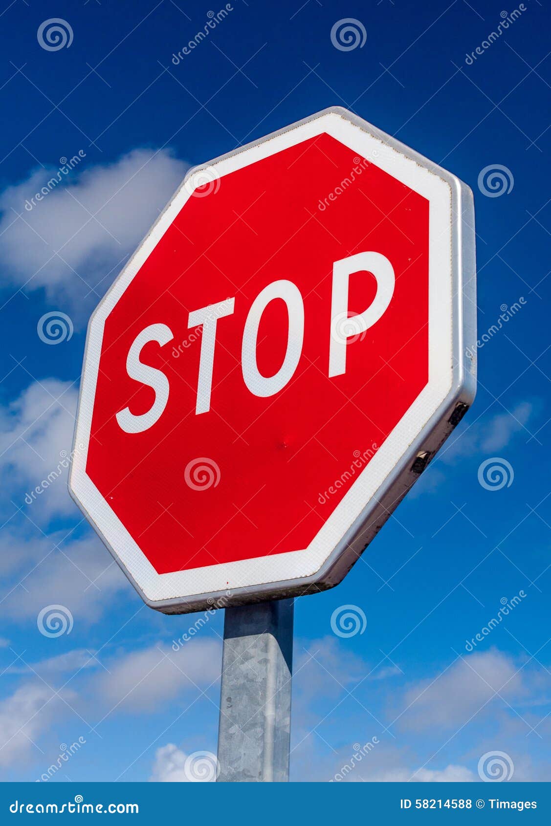 Stop sign stock photo. Image of brittany, sign, post - 58214588