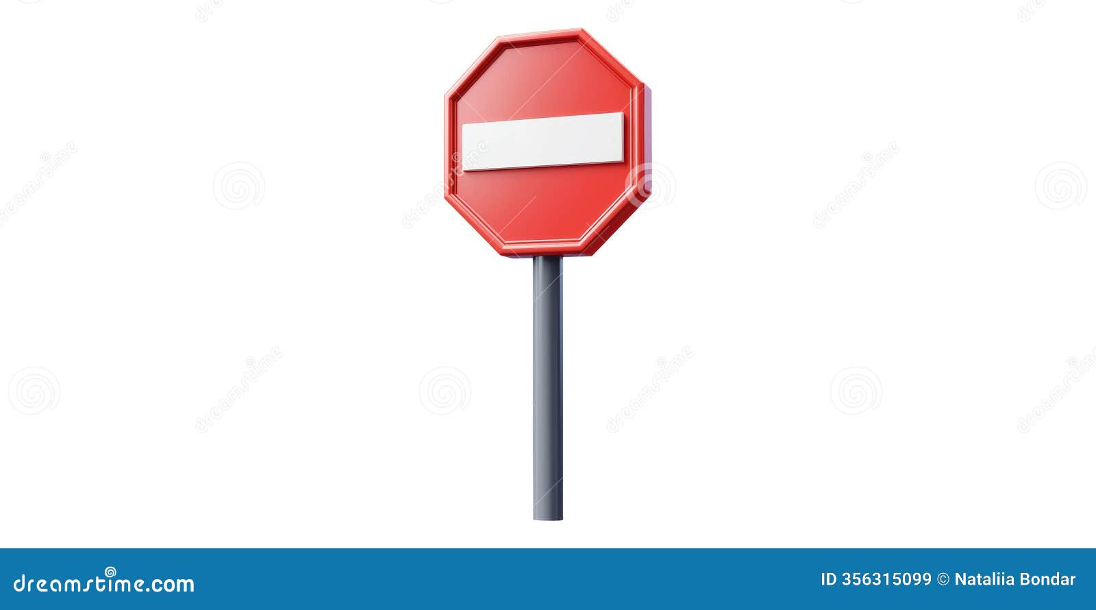 Stop Sign with Red Octagonal Shape Isolated on Transparent Background ...