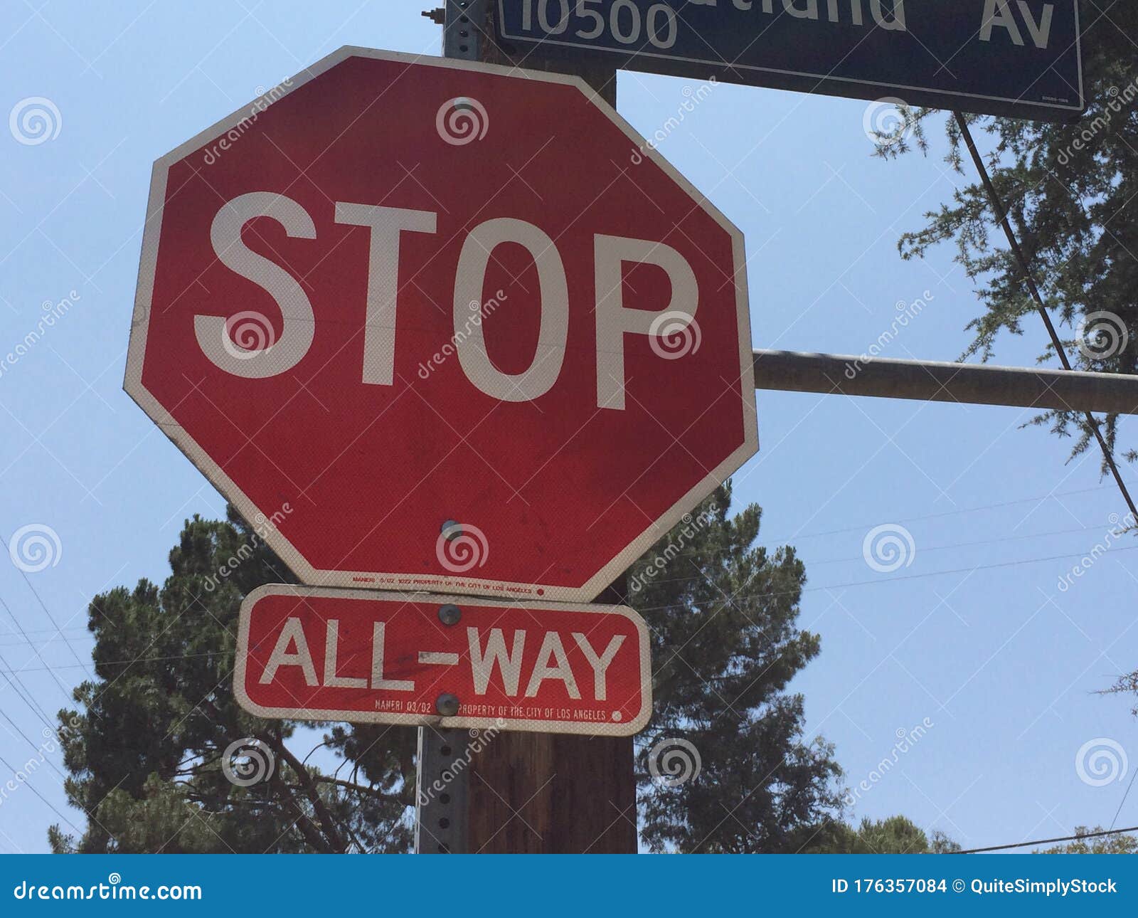 Stop sign red stock photo. Image of roadsign, green - 176357084