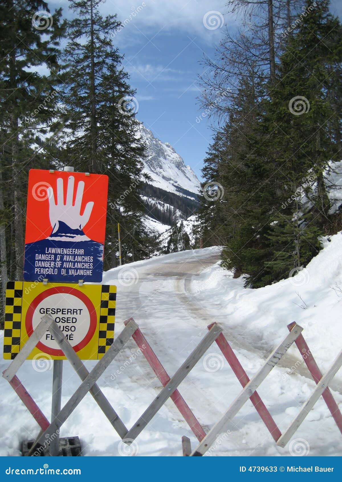 Stop Sign with Sky in Winter in Tirol / Tyrol Stock Image - Image of ...