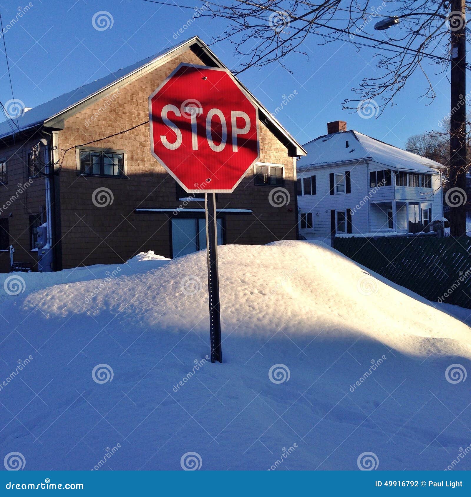 Stop sign editorial photography. Image of stop, snow - 49916792