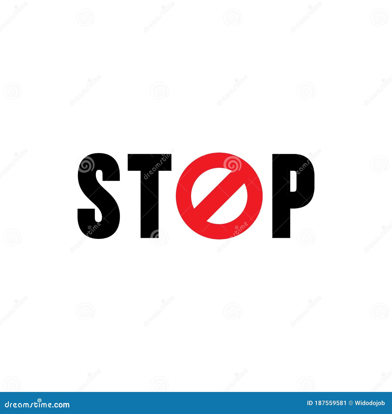 STOP Sign Text Design Vector Stock Vector - Illustration of graphic ...