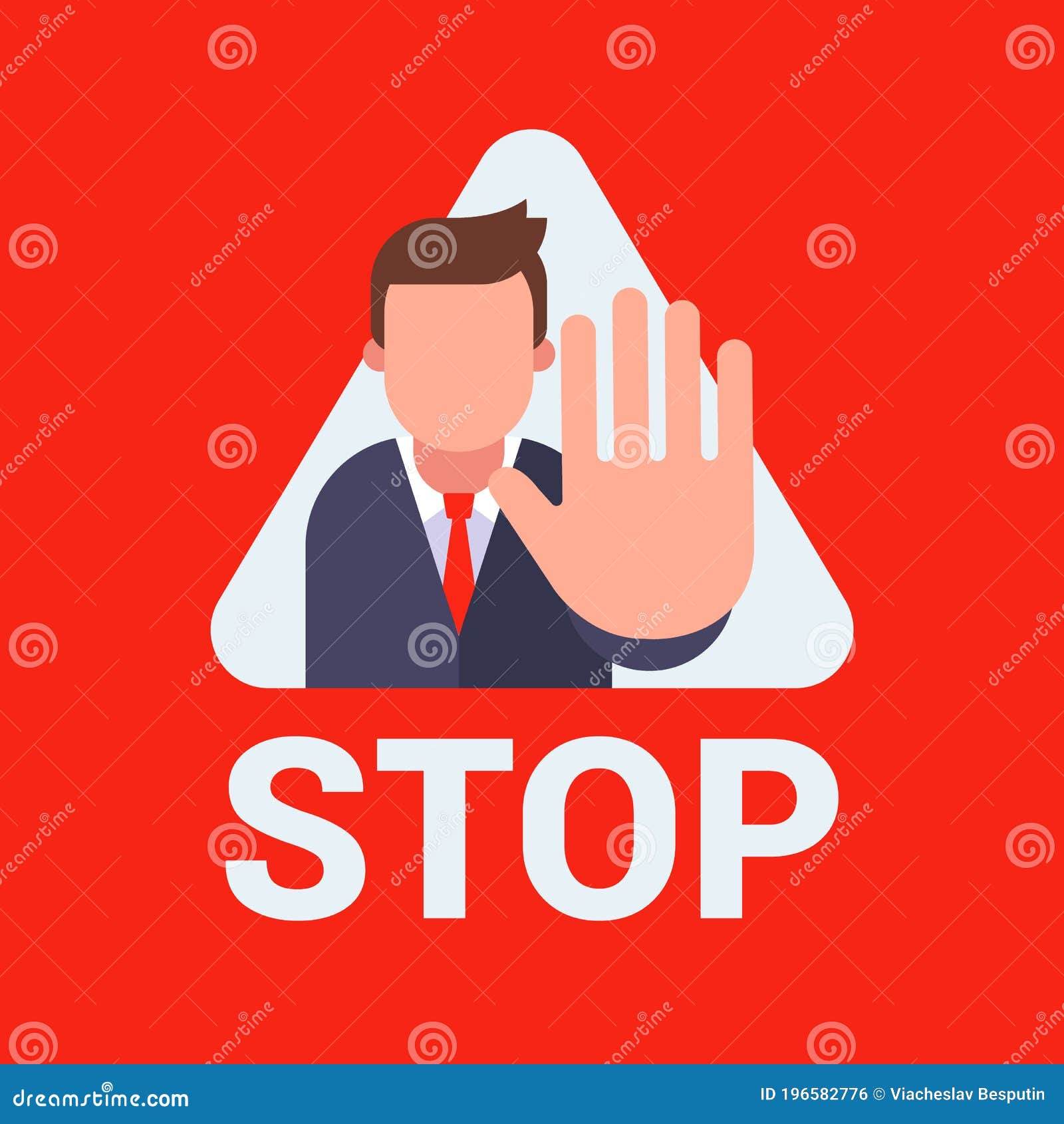 Protected Area Landing Page Template. Characters At Barrier Wrapped ...