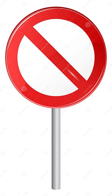 STOP sign stock vector. Illustration of pictogram, prohibited - 38979556