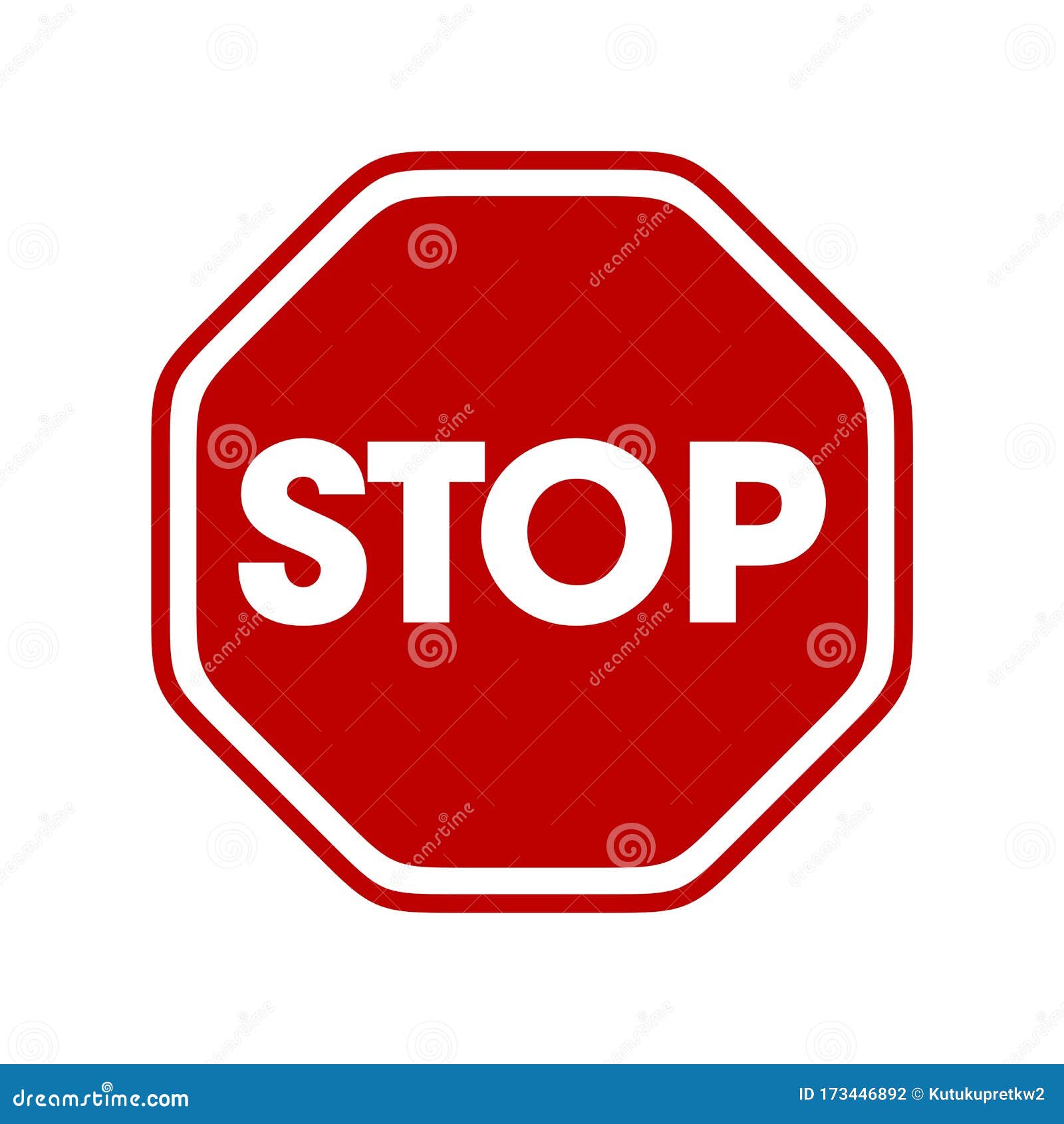 Stop Sign Vector Logo Template Illustration Design. Vector EPS 10 Stock ...