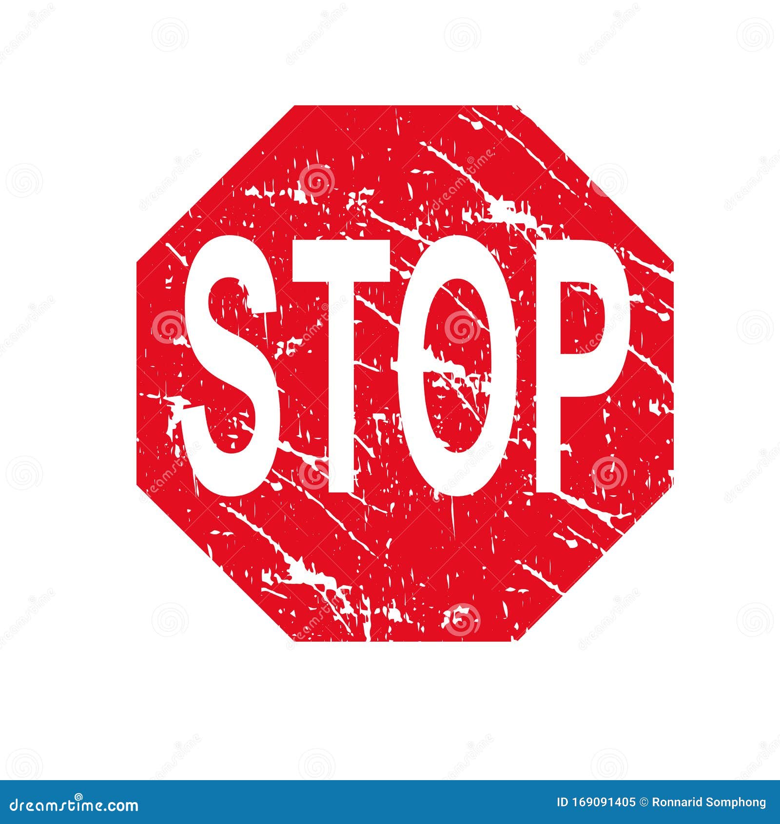 Stop Sign warning road stock illustration. Illustration of traffic ...