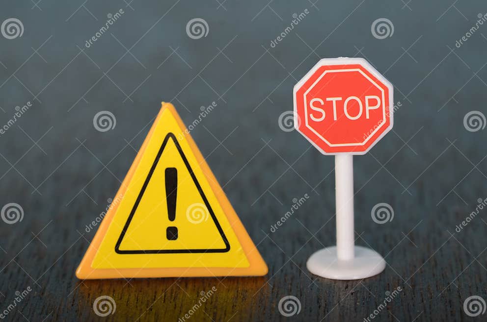 Stop Sign and Warning Sign Symbols: Key Visual Indicators of Safety and ...