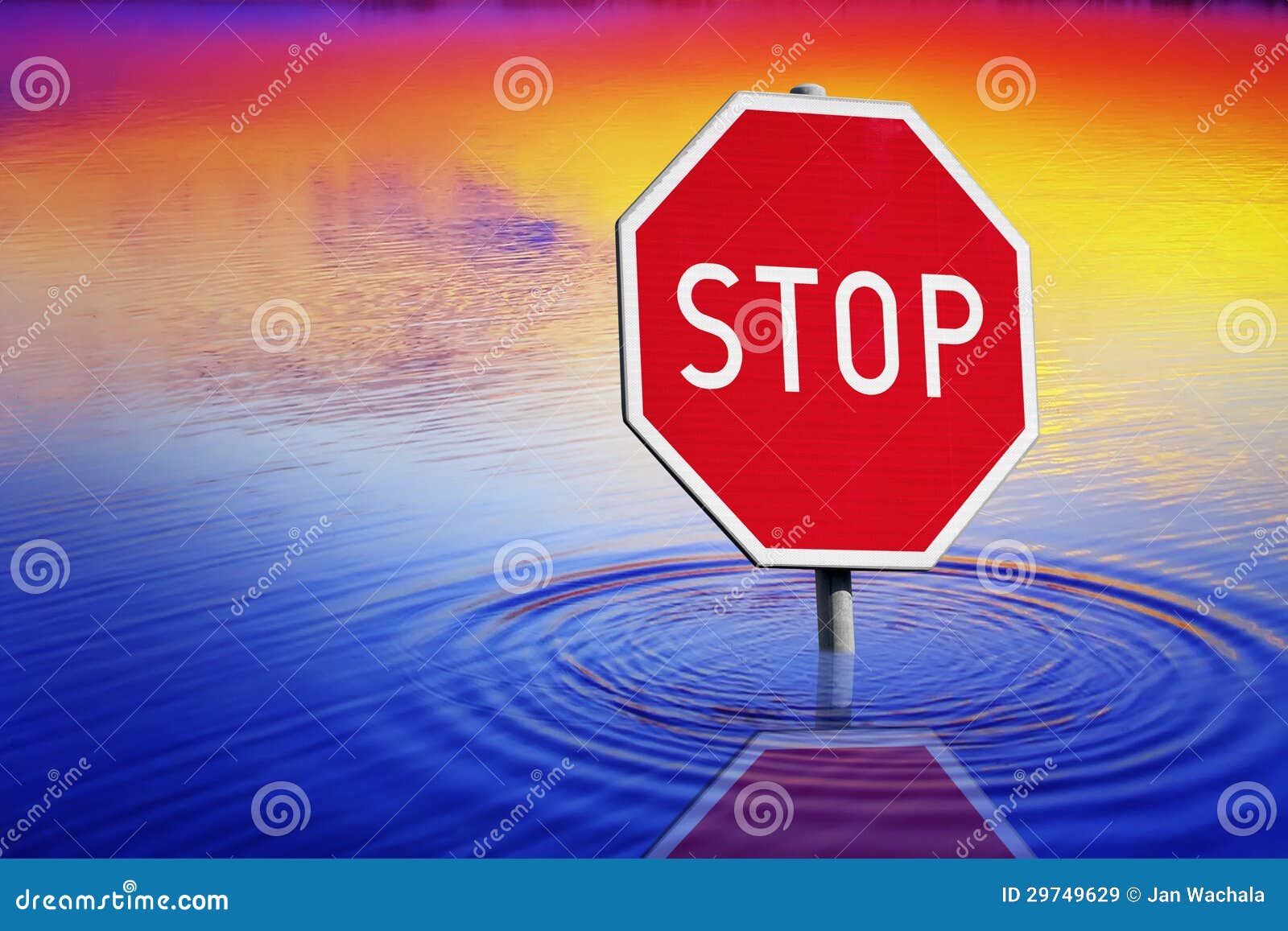 Stop stock image. Image of splashes, spring, abstract - 29749629