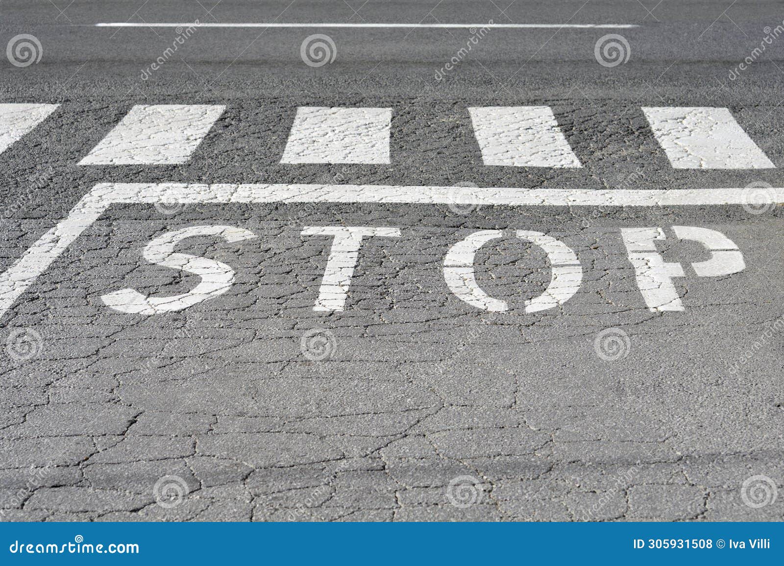Stop sign stock photo. Image of white, rules, line, stop - 305931508