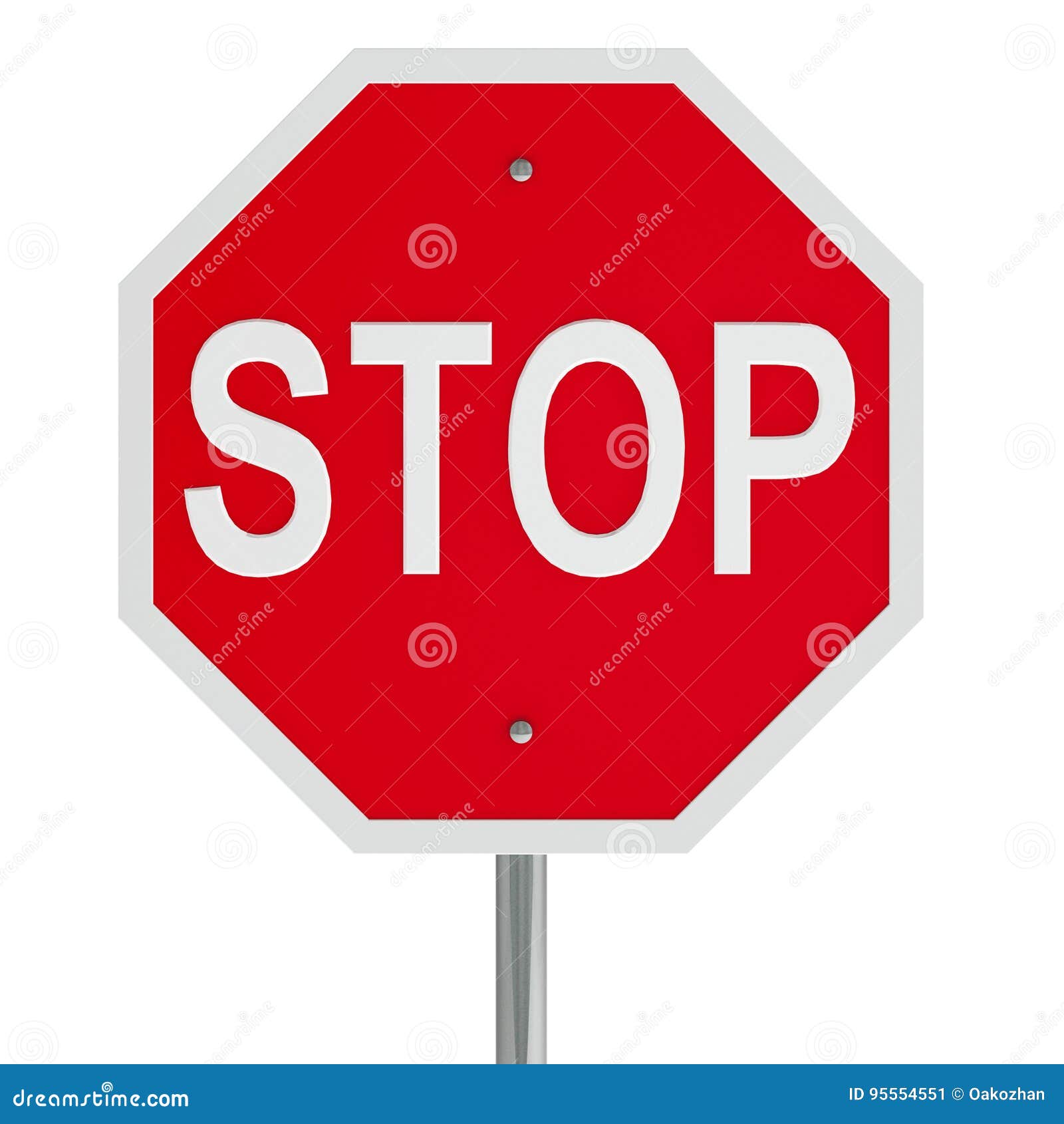 Stop sign stock illustration. Illustration of concept - 95554551