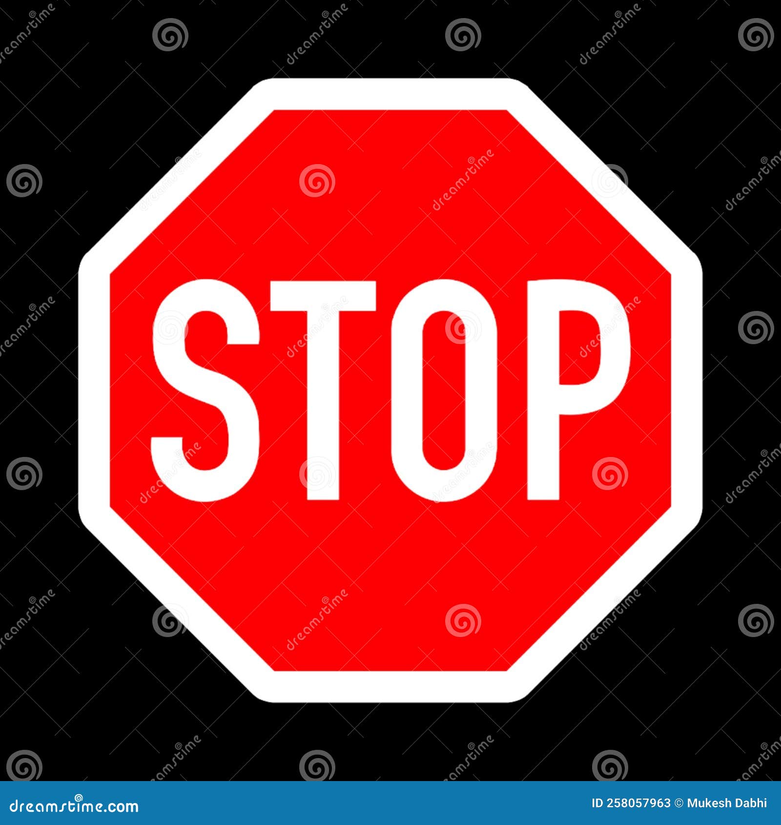 Stop Sign, when You Have To Stop Someone or Something Stock Image ...