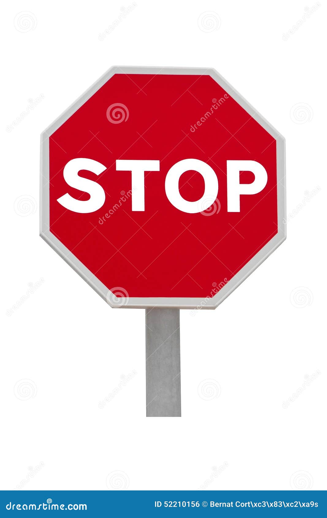 Stop signal stock photo. Image of wait, isolated, vehicle - 52210156