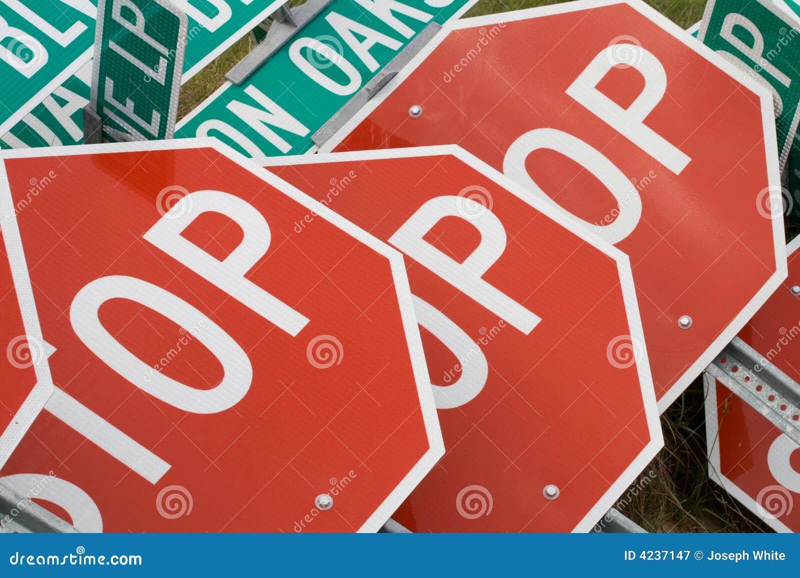 Stop Signs_Of Man And Nature Royalty-Free Stock Photo | CartoonDealer ...