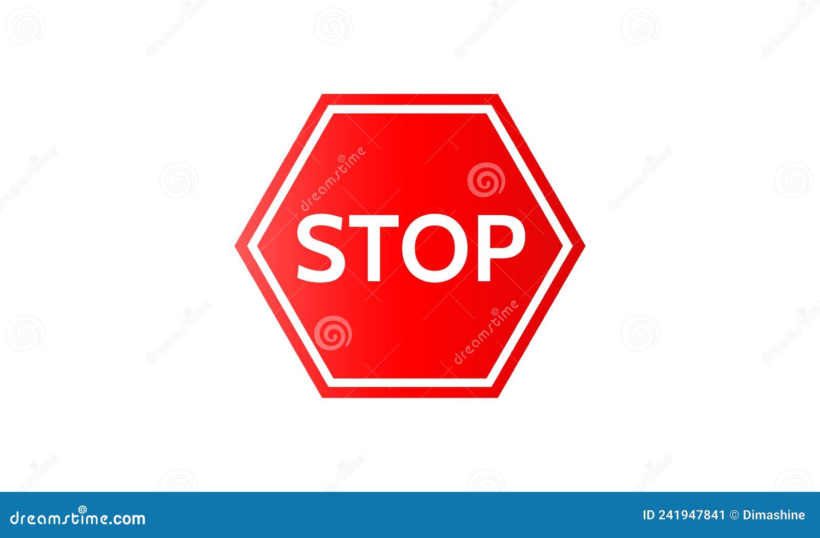 Stop Simple Red Stop Symbol or Icon Vector Illustration Stock Vector ...