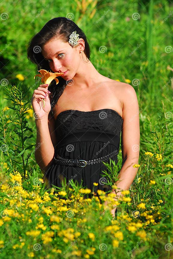 Stop And Smell The Flowers Stock Image Image Of Sunshine 21209335