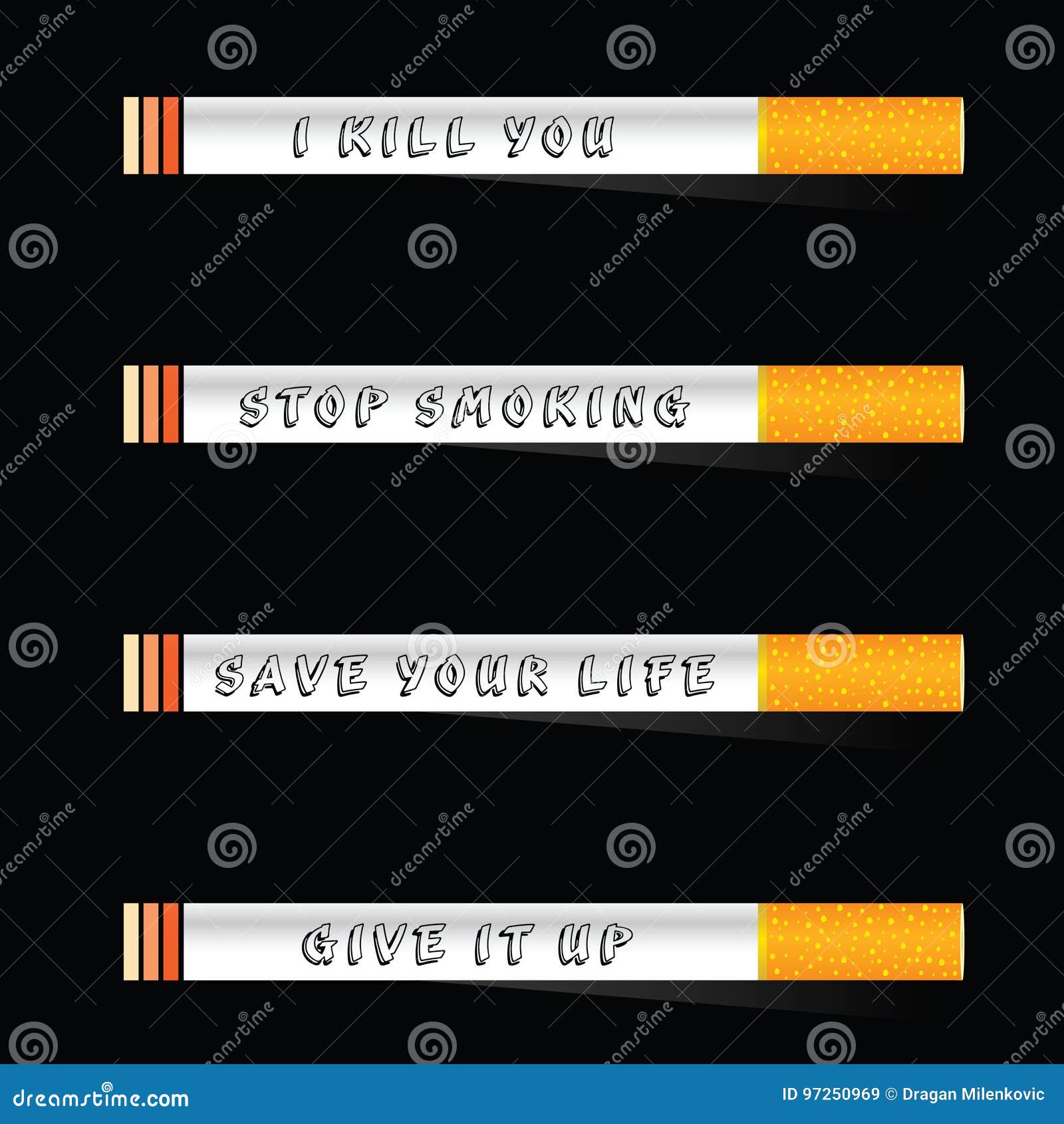 Smoking And Life - Pictured As A Word Smoking And A Wreck Ball To ...