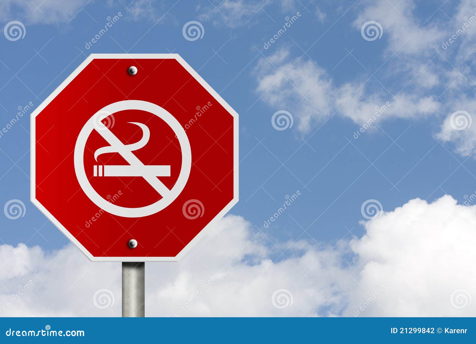 Stop Smoking Sign stock photo. Image of american, road - 21299842