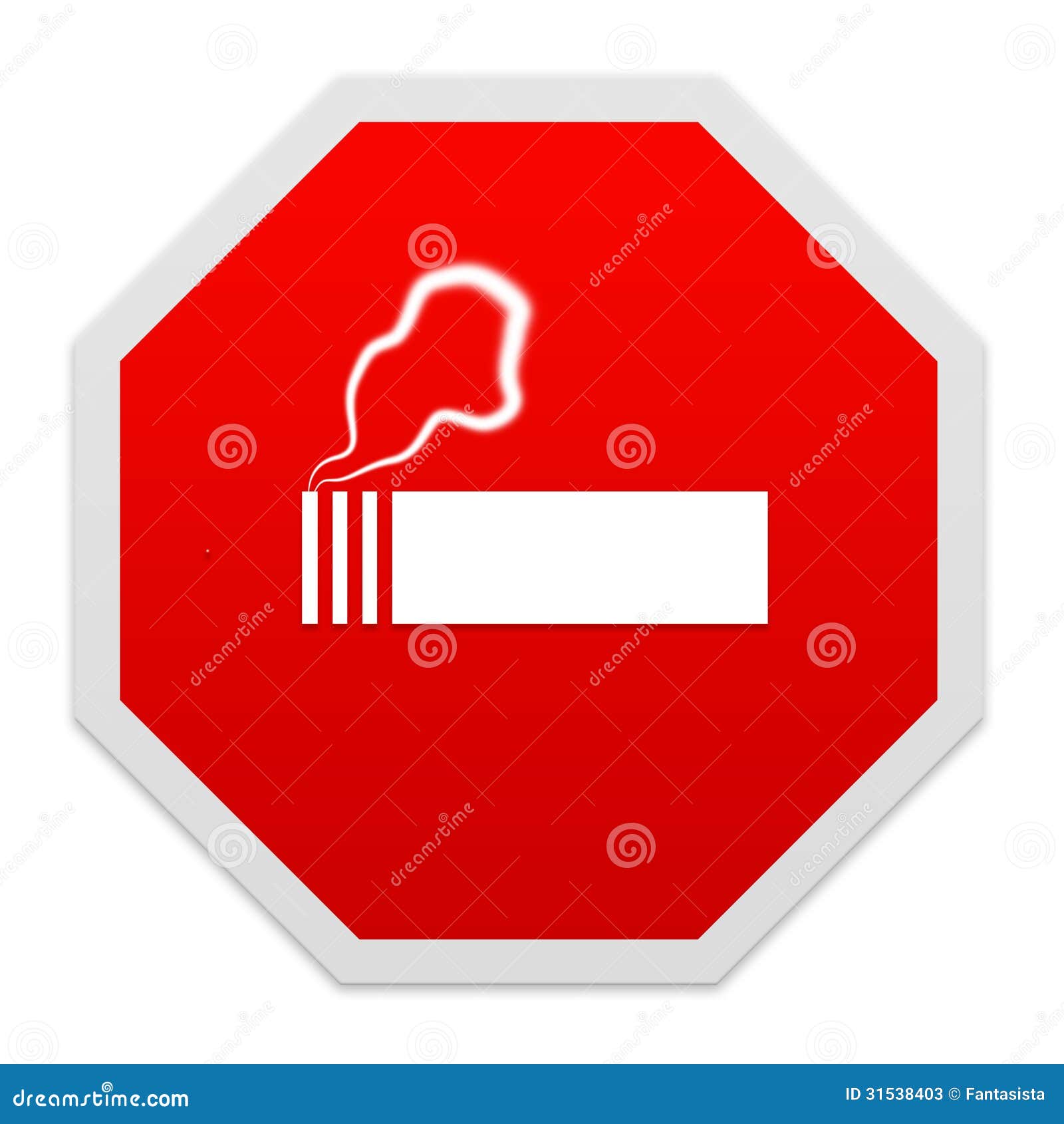 Stop smoking sign. stock illustration. Illustration of smoking - 31538403
