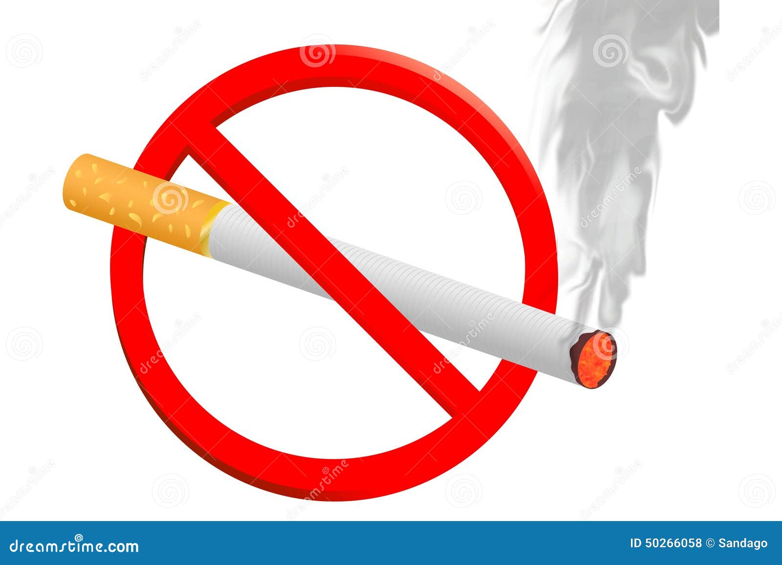 Stop smoking sign stock illustration. Illustration of euro - 50266058