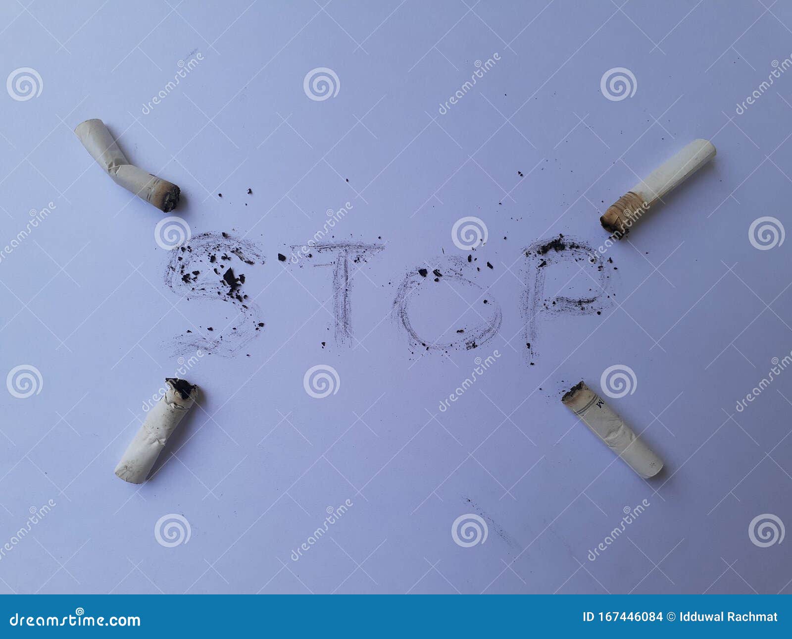 Stop Smoking in the White Background Stock Photo - Image of background ...