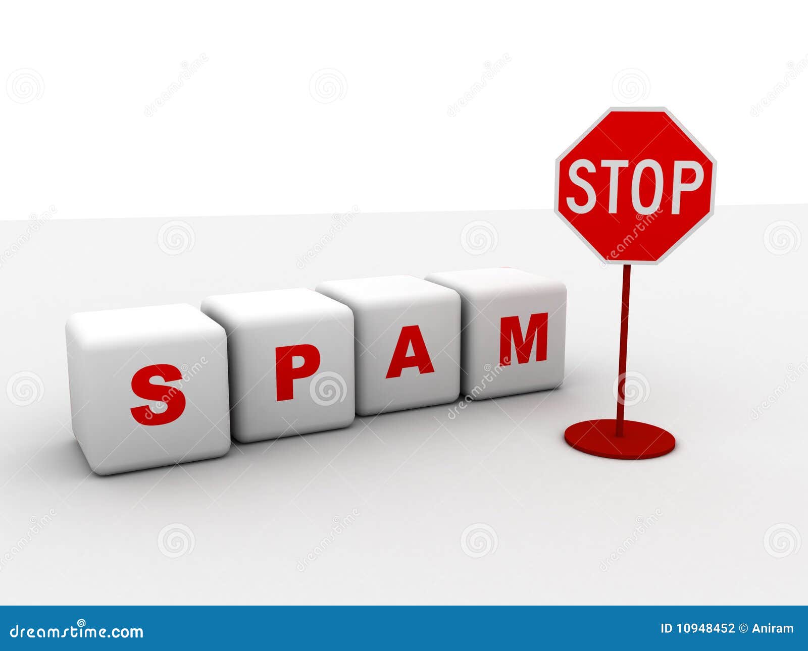 Stop Spam Icon. Vector. No Spam Sign. Prohibition Sign. Banning Spam ...