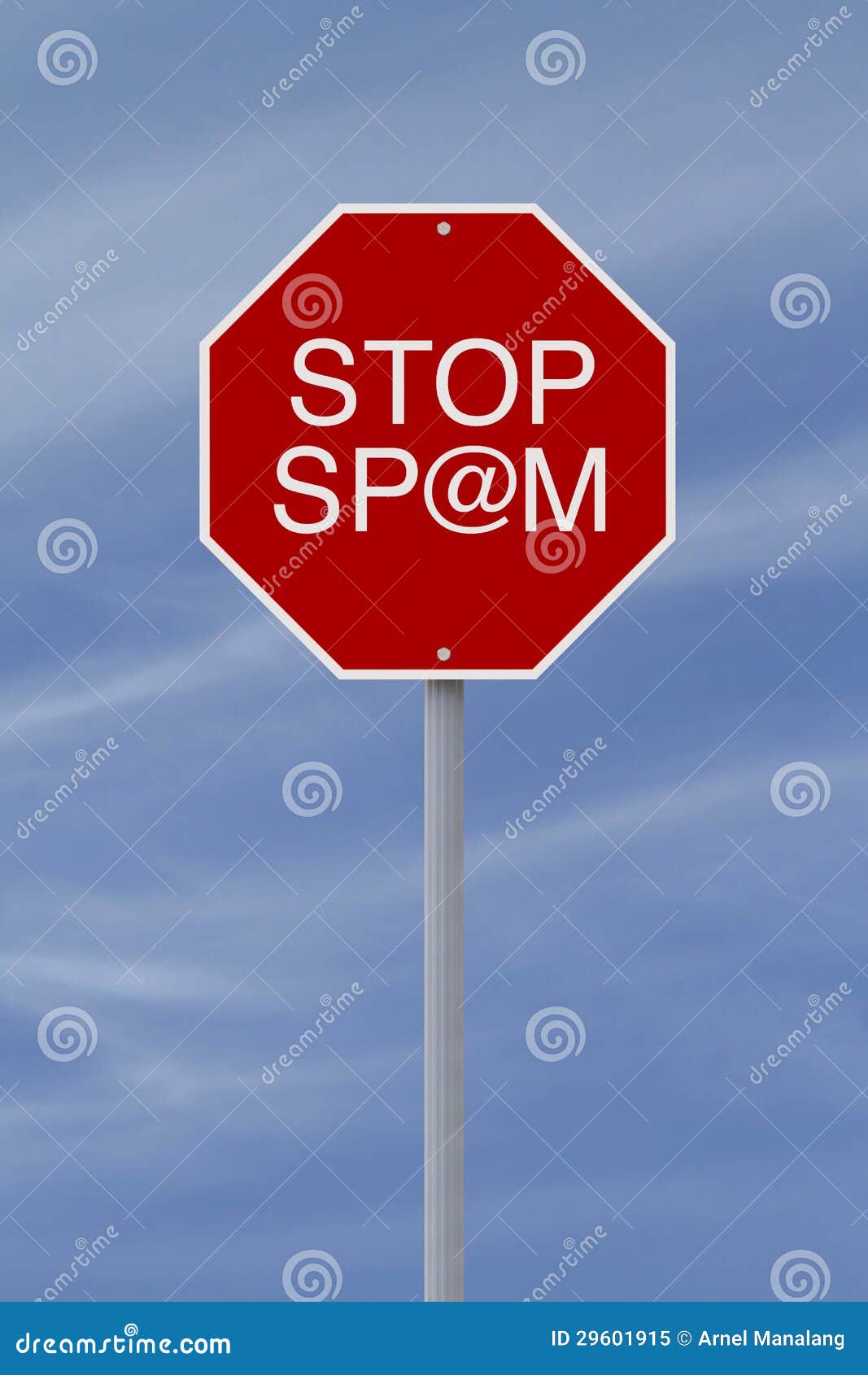 Stop Spamming stock image. Image of allowed, traffic - 29601915