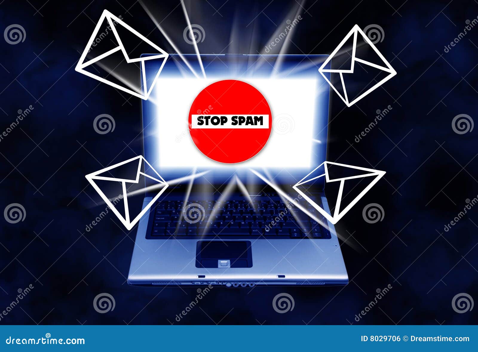 Stop spamming stock illustration. Illustration of filter - 8029706