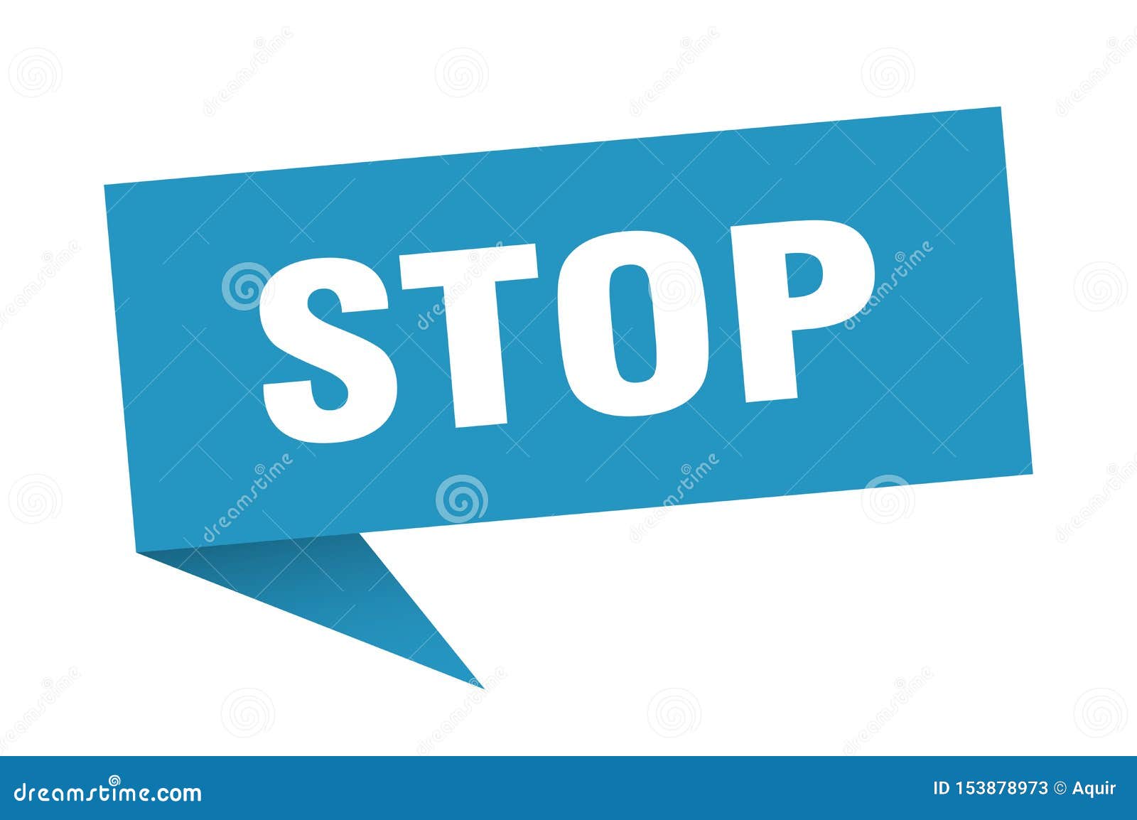 Stop speech bubble. stock vector. Illustration of element - 153878973