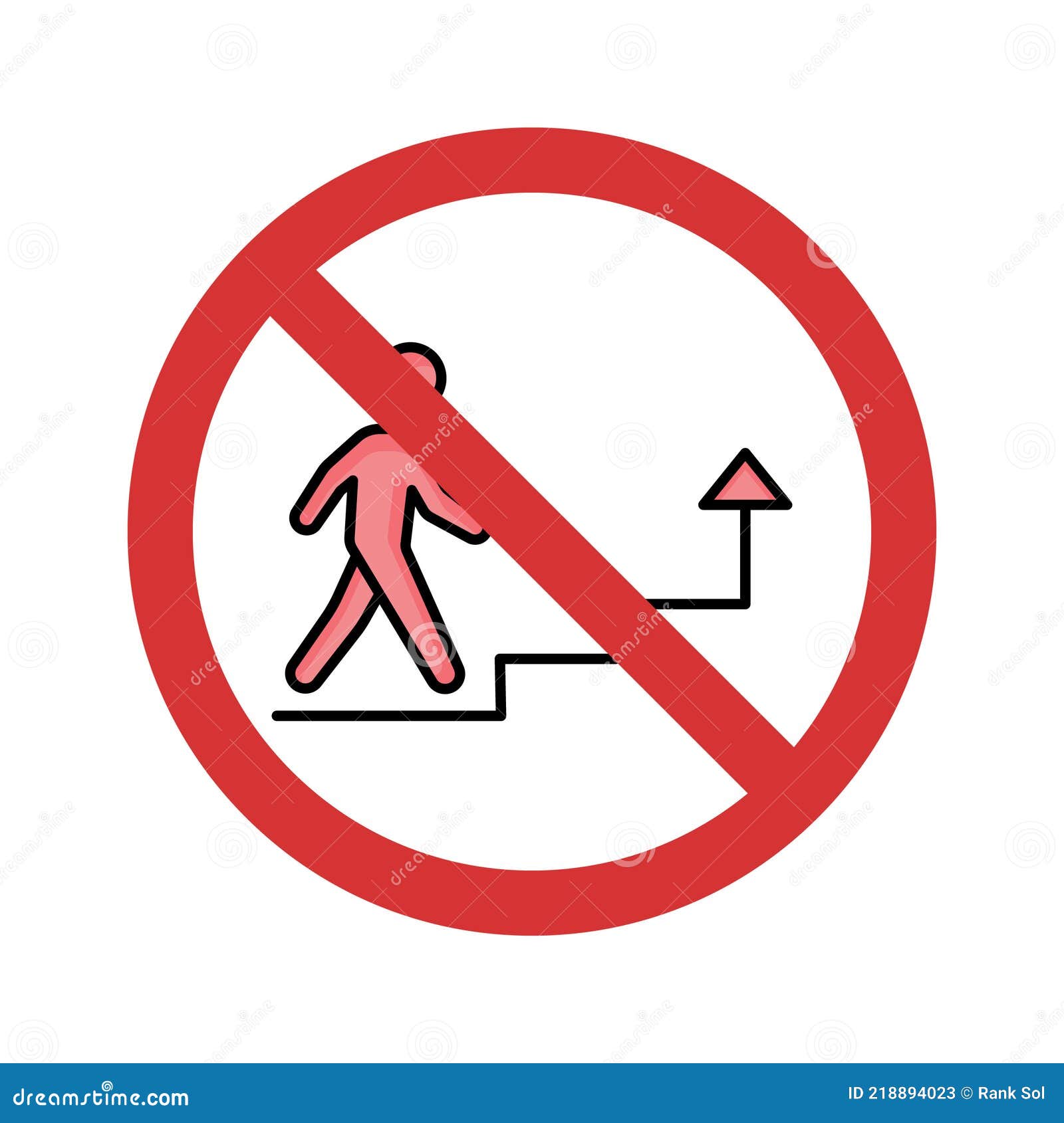 Stop Stair Isolated Vector Icon Which Can Easily Modify or Edit Stock ...